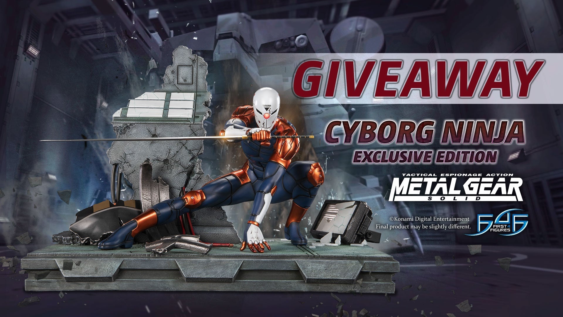 Metal Gear Solid - Cyborg Ninja Giveaway – First 4 Figures