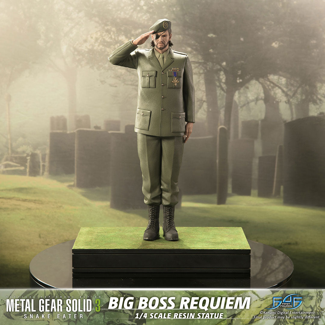 Metal Gear Solid 3: Snake Eater - Big Boss Requiem 1/4 Scale Resin ...