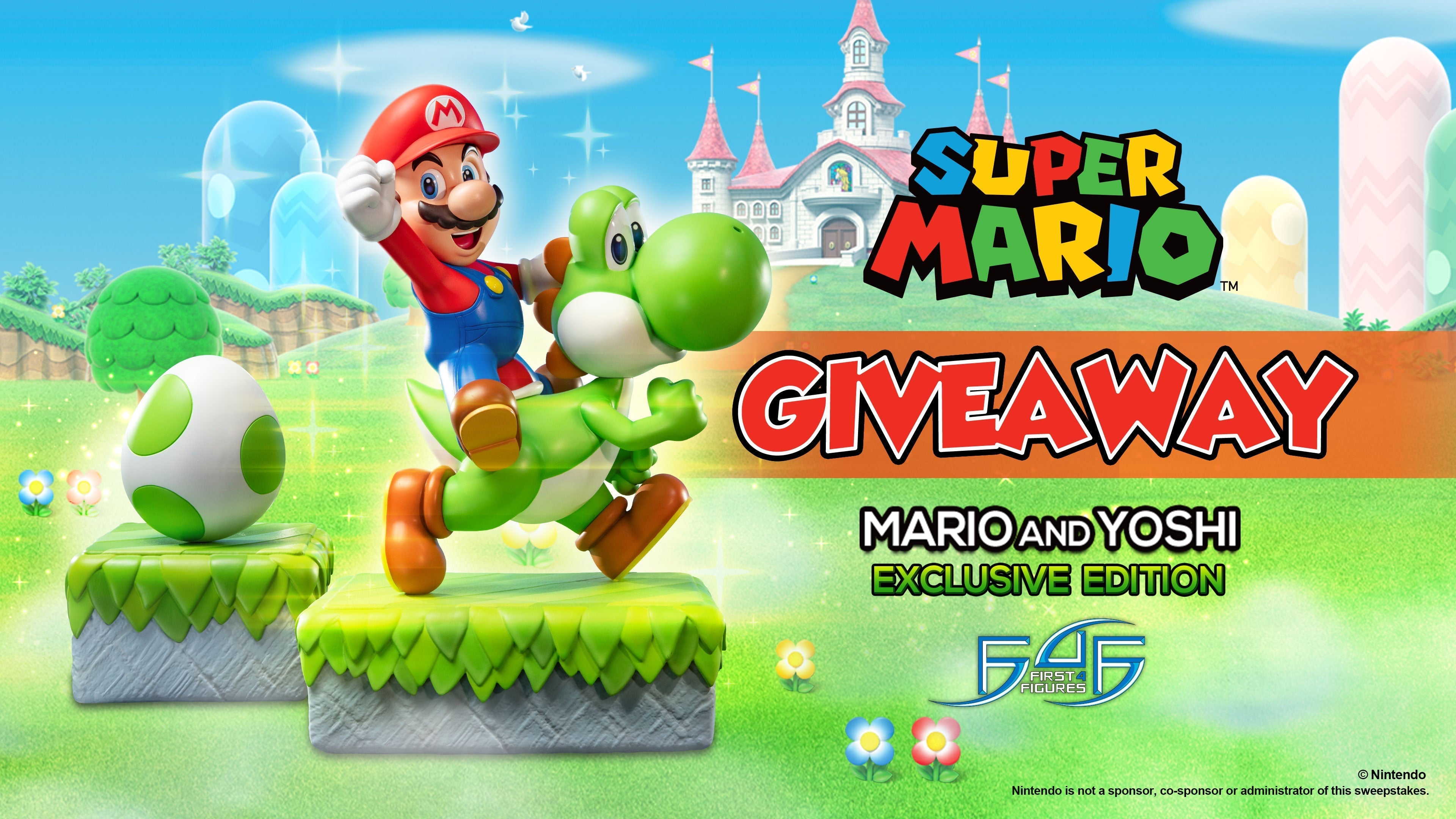 Super Mario – Mario and Yoshi Statue Giveaway – First 4 Figures
