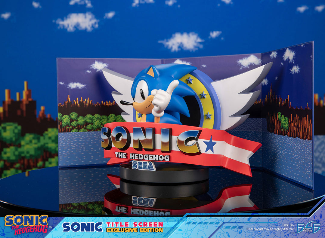 Sonic The Hedgehog - Sonic Title Screen (Exclusive Edition) – First 4 ...