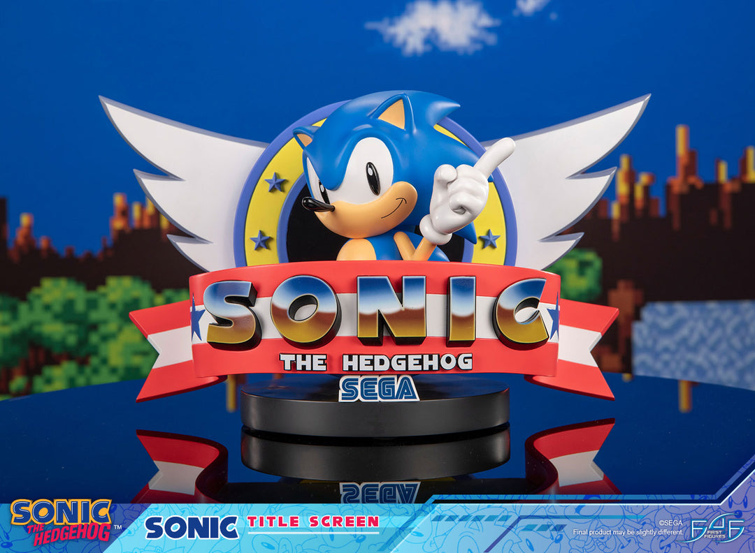 Sonic The Hedgehog - Sonic Title Screen – First 4 Figures