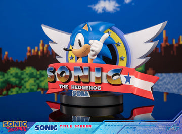 Sonic The Hedgehog - Sonic Title Screen – First 4 Figures