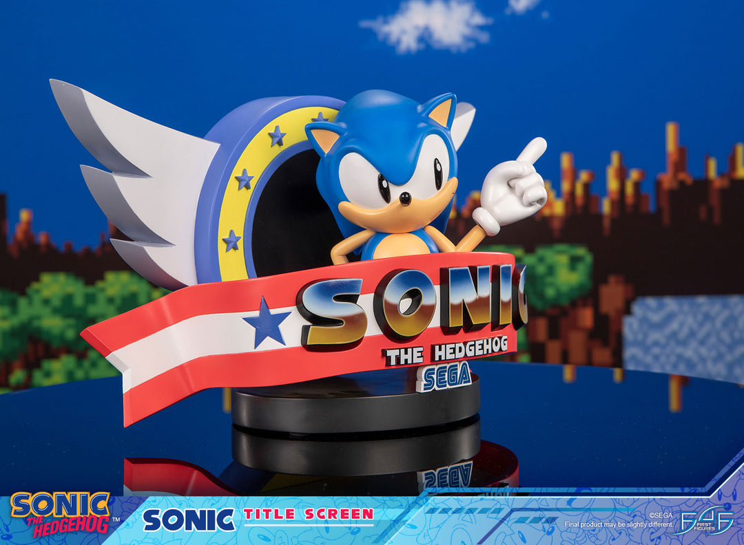 Sonic The Hedgehog - Sonic Title Screen – First 4 Figures