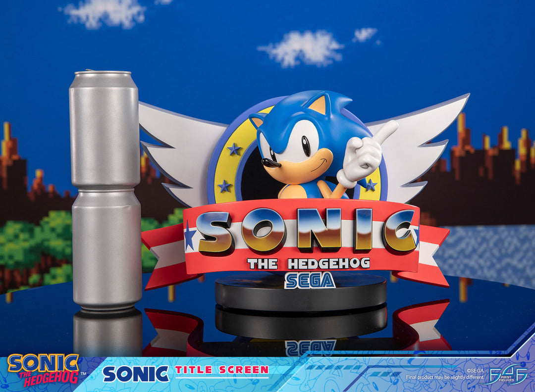 Sonic The Hedgehog - Sonic Title Screen – First 4 Figures