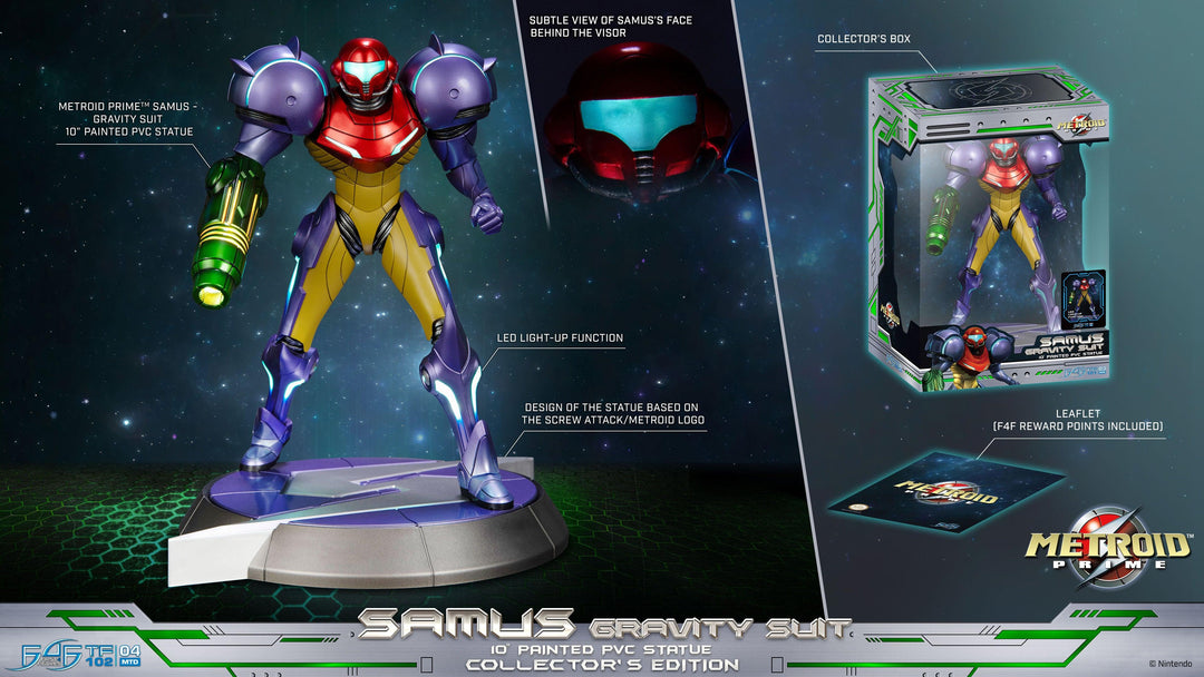 Metroid Prime™ - Samus Gravity Suit PVC Statue (Collector’s Edition ...