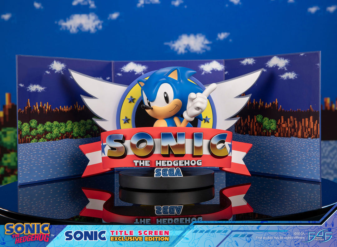 Sonic The Hedgehog - Sonic Title Screen (Exclusive Edition) – First 4 ...