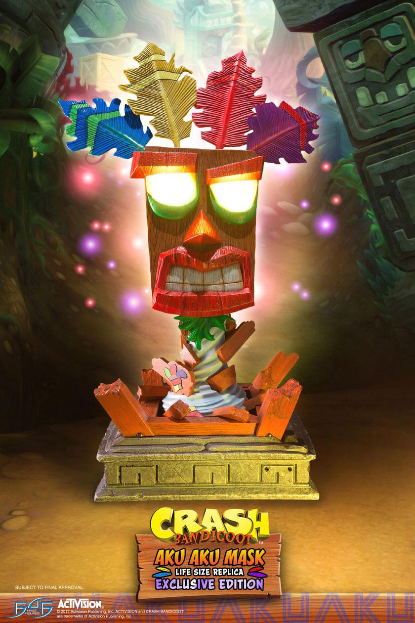 Crash Bandicoot Aku Aku Mask – First 4 Figures