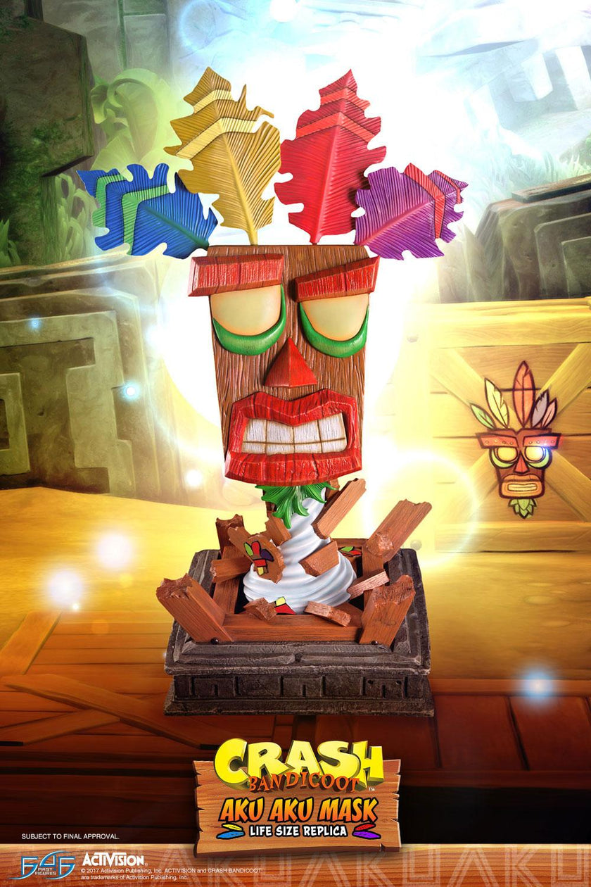 Crash Bandicoot Aku Aku Mask – First 4 Figures