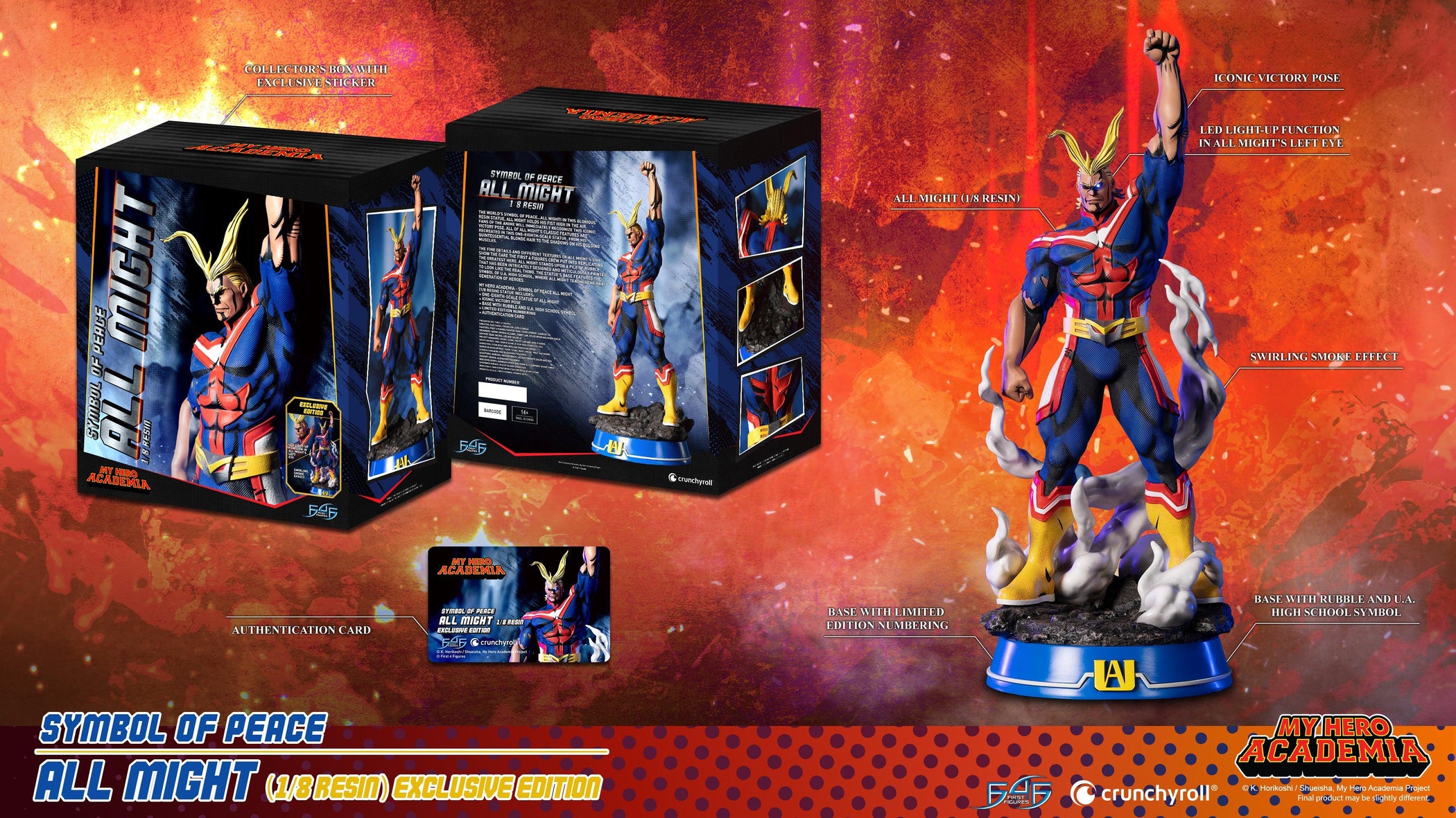 My Hero Academia - Symbol of Peace All Might Exclusive Edition (1/8 ...