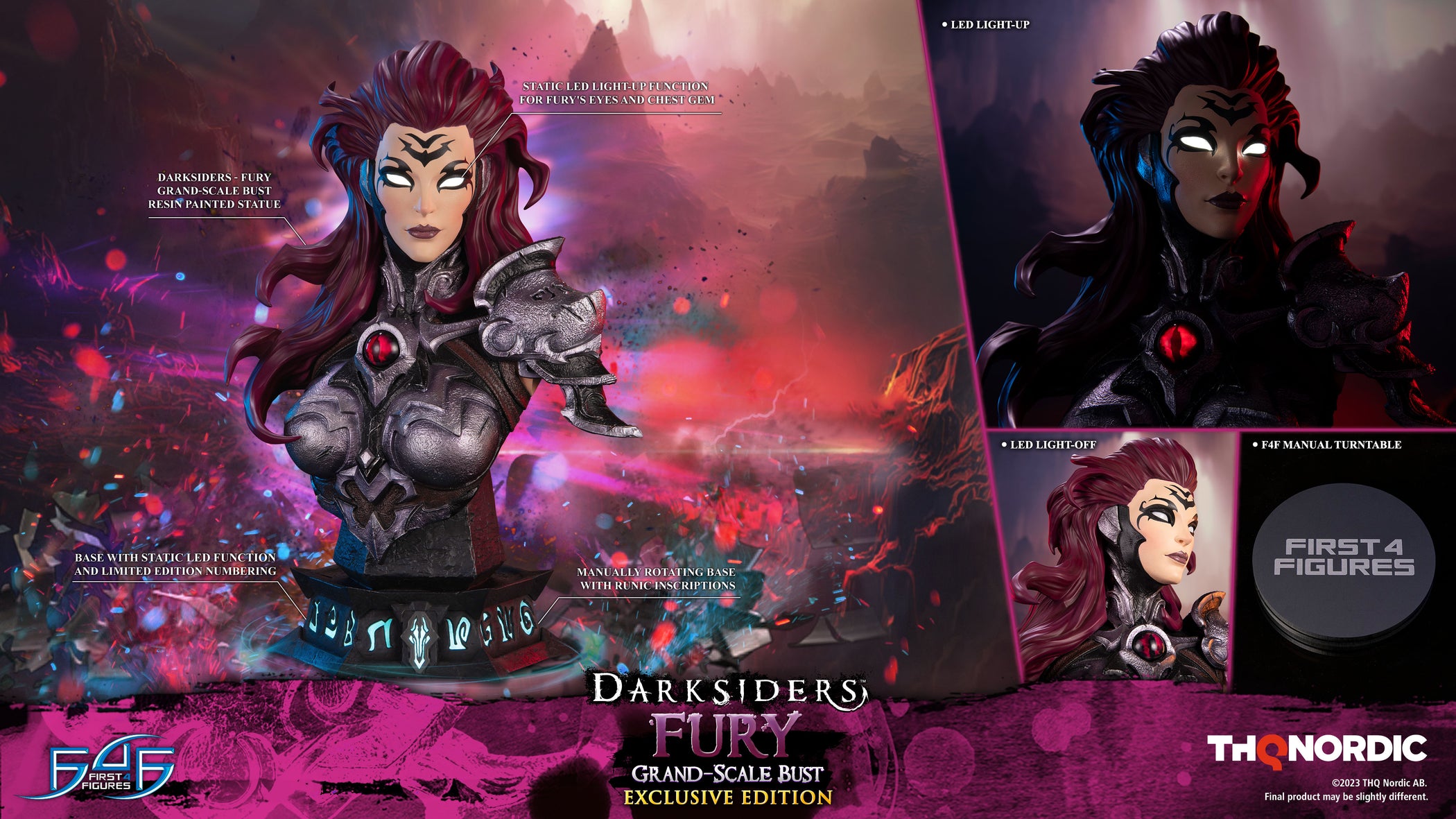 Darksiders - Fury Grand Scale Bust (Exclusive Edition) – First 4 Figures