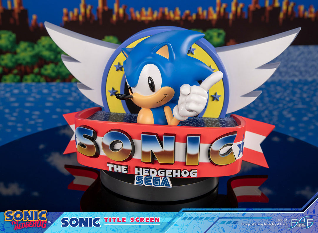 Sonic The Hedgehog - Sonic Title Screen – First 4 Figures