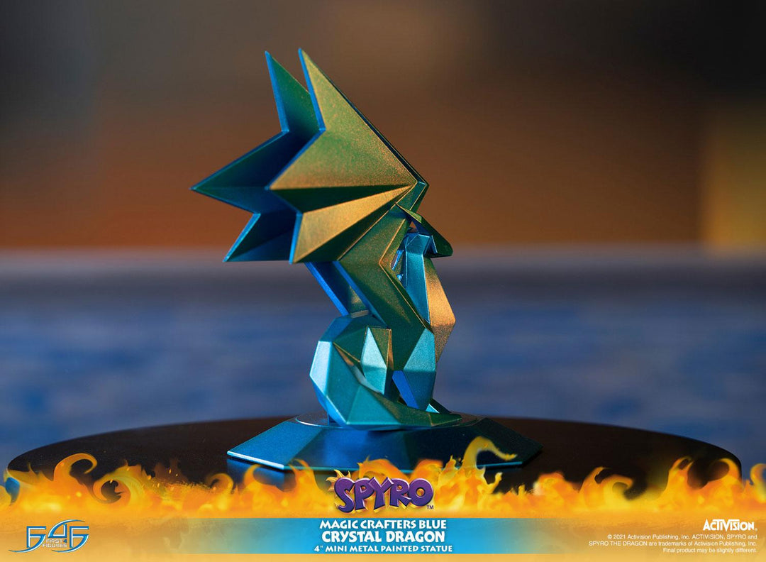 Spyro™ the Dragon - Magic Crafters Blue Crystal Dragon – First 4 Figures
