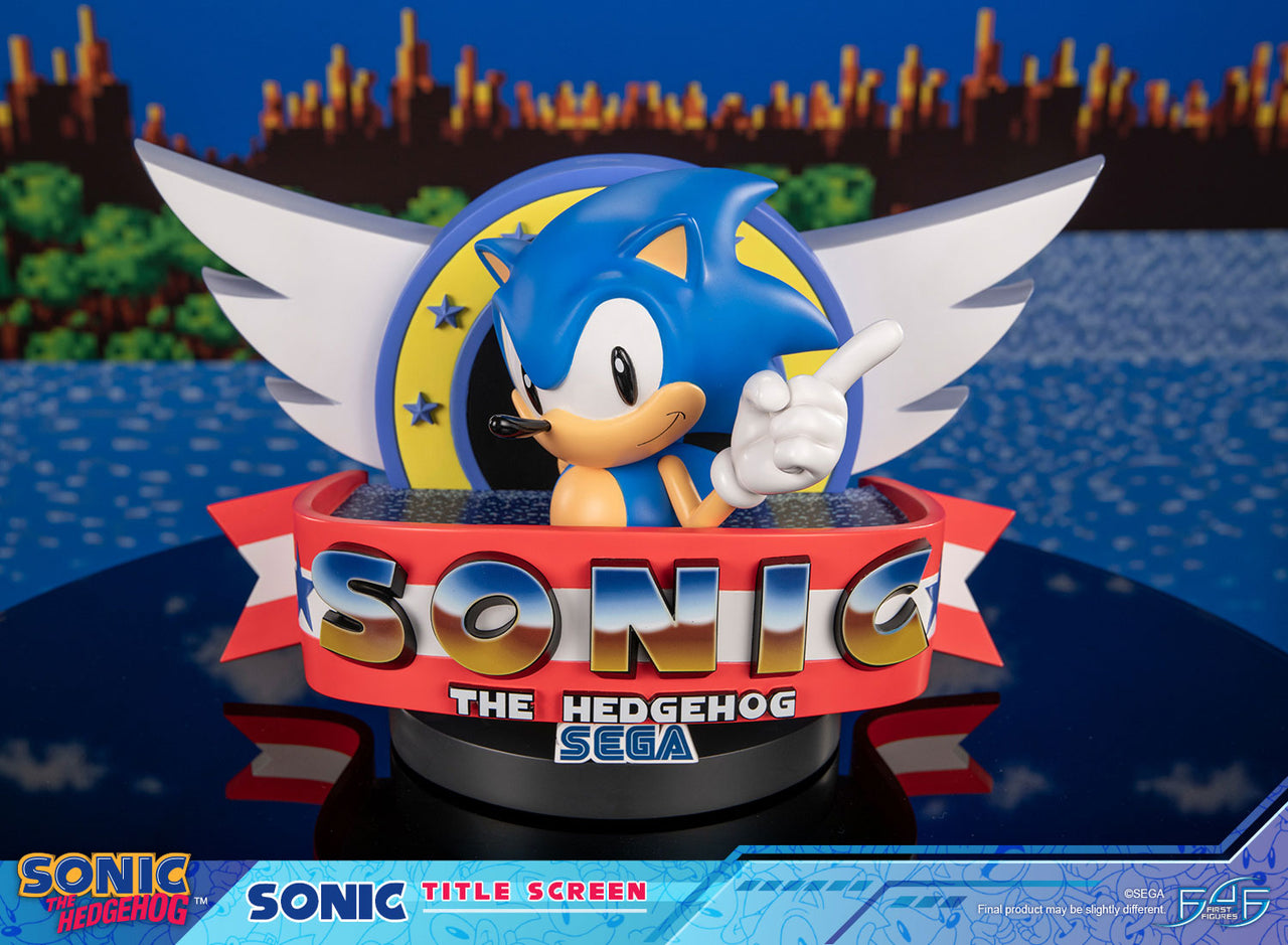 Sonic The Hedgehog - Sonic Title Screen – First 4 Figures