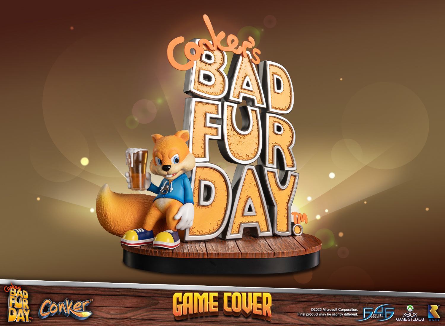 Conker's Bad Fur Day - Game Cover – First 4 Figures