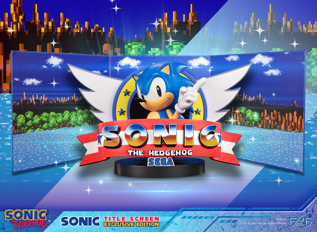 Sonic The Hedgehog - Sonic Title Screen (Exclusive Edition) – First 4 ...
