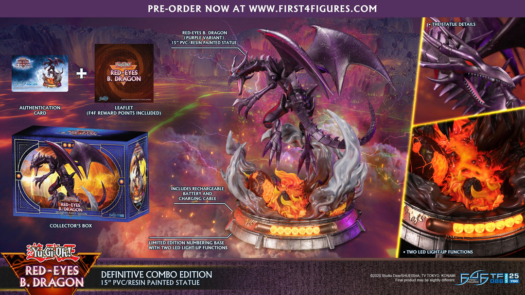 Yu-Gi-Oh! – Red-Eyes B. Dragon (Definitive Combo Edition) – First 4 Figures