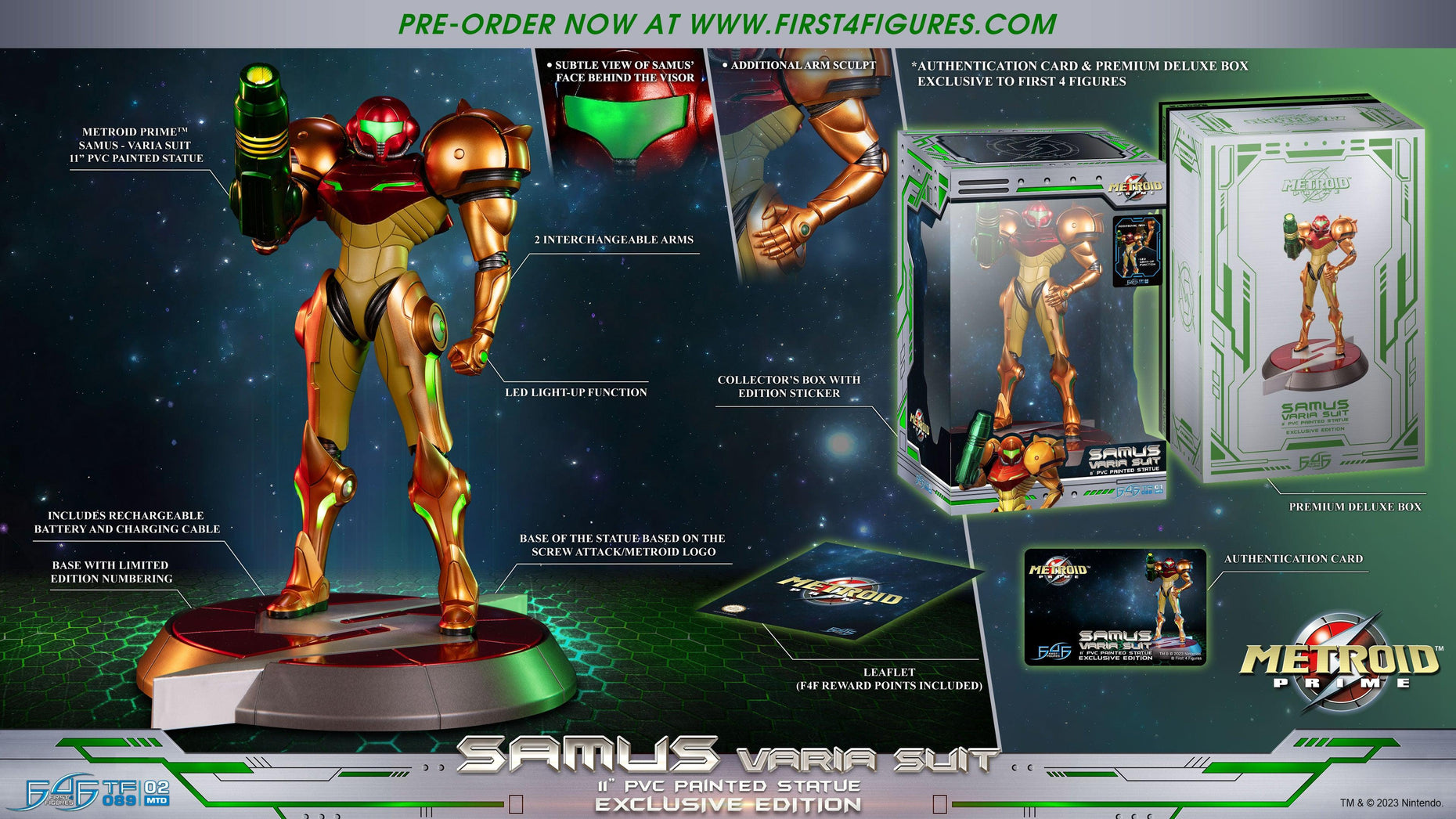 Metroid Prime™ - Samus Varia Suit PVC (Exclusive Edition) – First 4 Figures