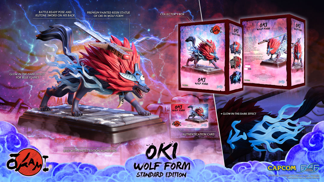 Okami - Oki (Wolf Form) Resin – First 4 Figures