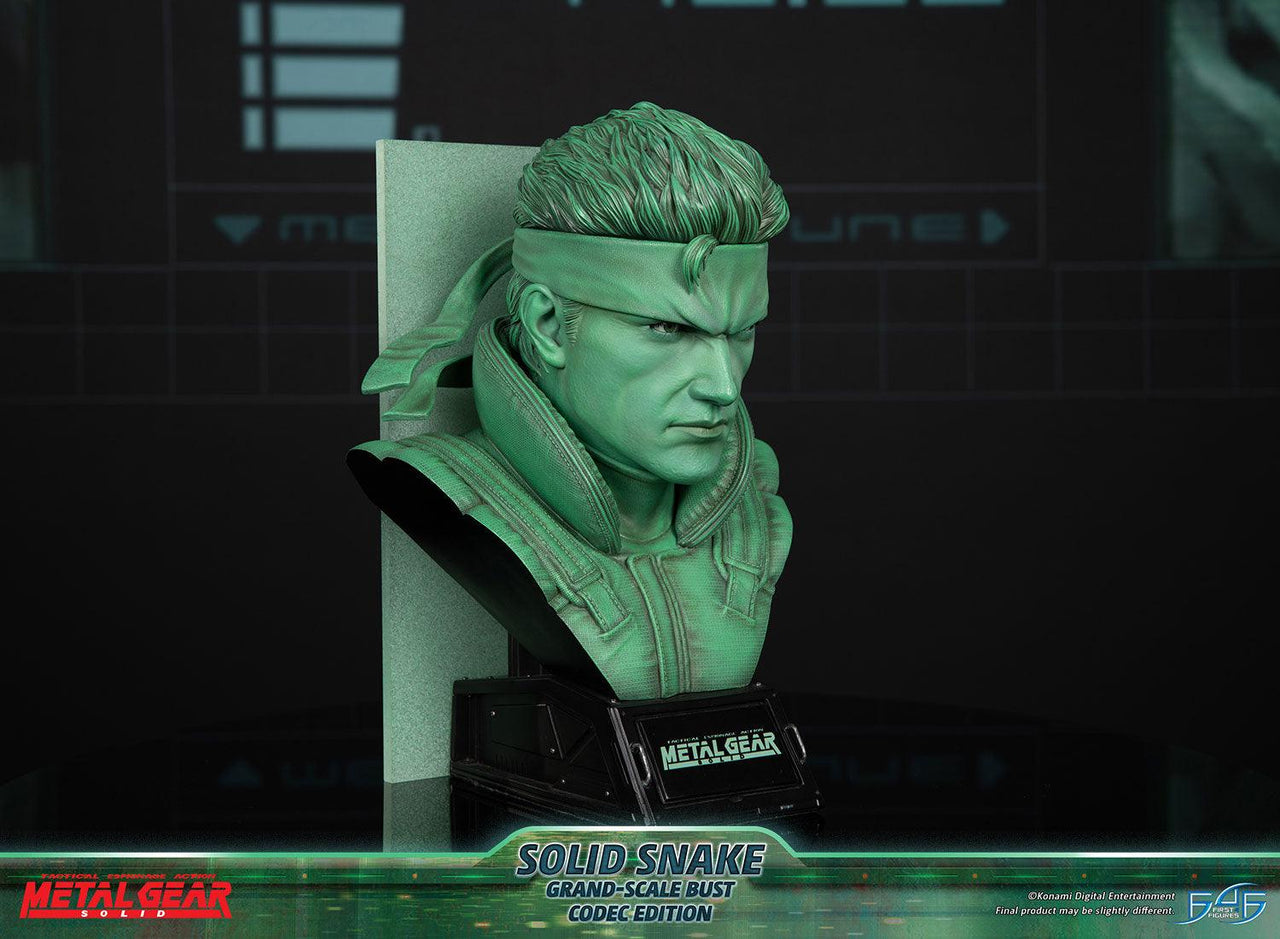 Metal Gear Solid - Solid Snake Grand-Scale Bust (Codec Edition GSB ...