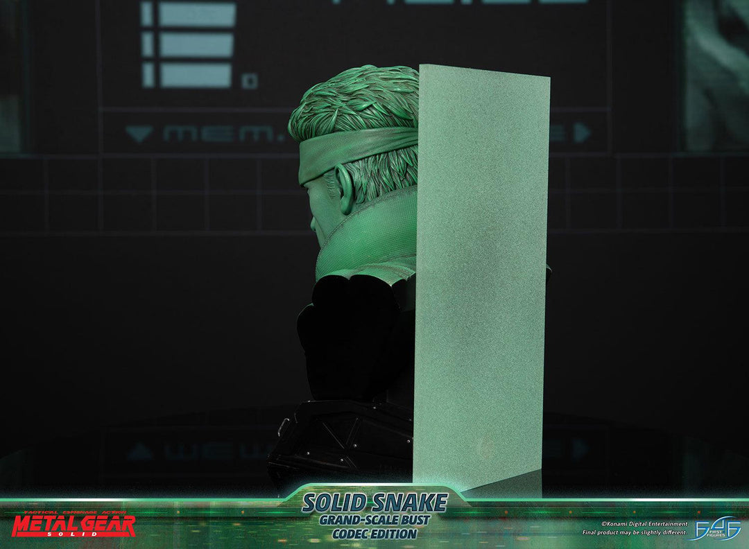 Metal Gear Solid - Solid Snake Grand-Scale Bust (Codec Edition GSB ...