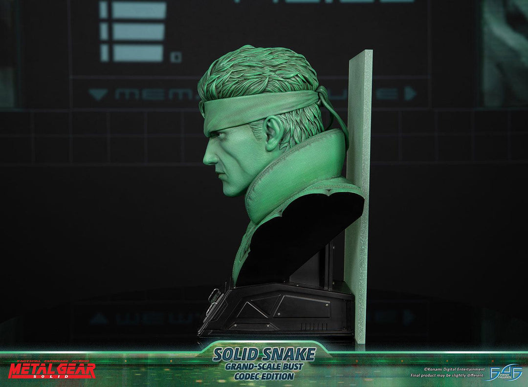 Metal Gear Solid - Solid Snake Grand-Scale Bust (Codec Edition GSB ...