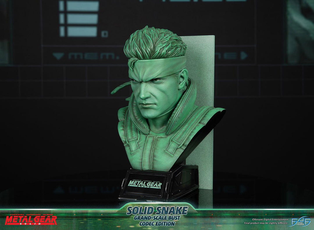 Metal Gear Solid - Solid Snake Grand-Scale Bust (Codec Edition GSB ...