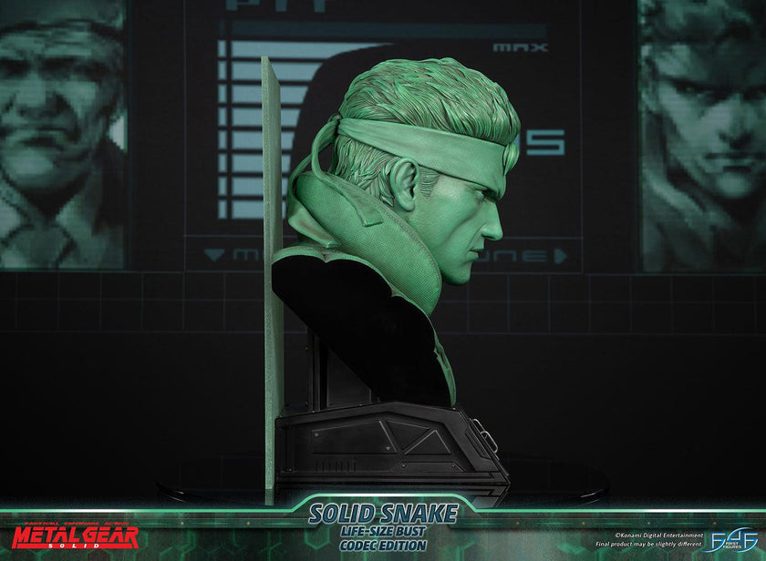Metal Gear Solid - Solid Snake Life-Size Bust (Codec Edition LSB ...