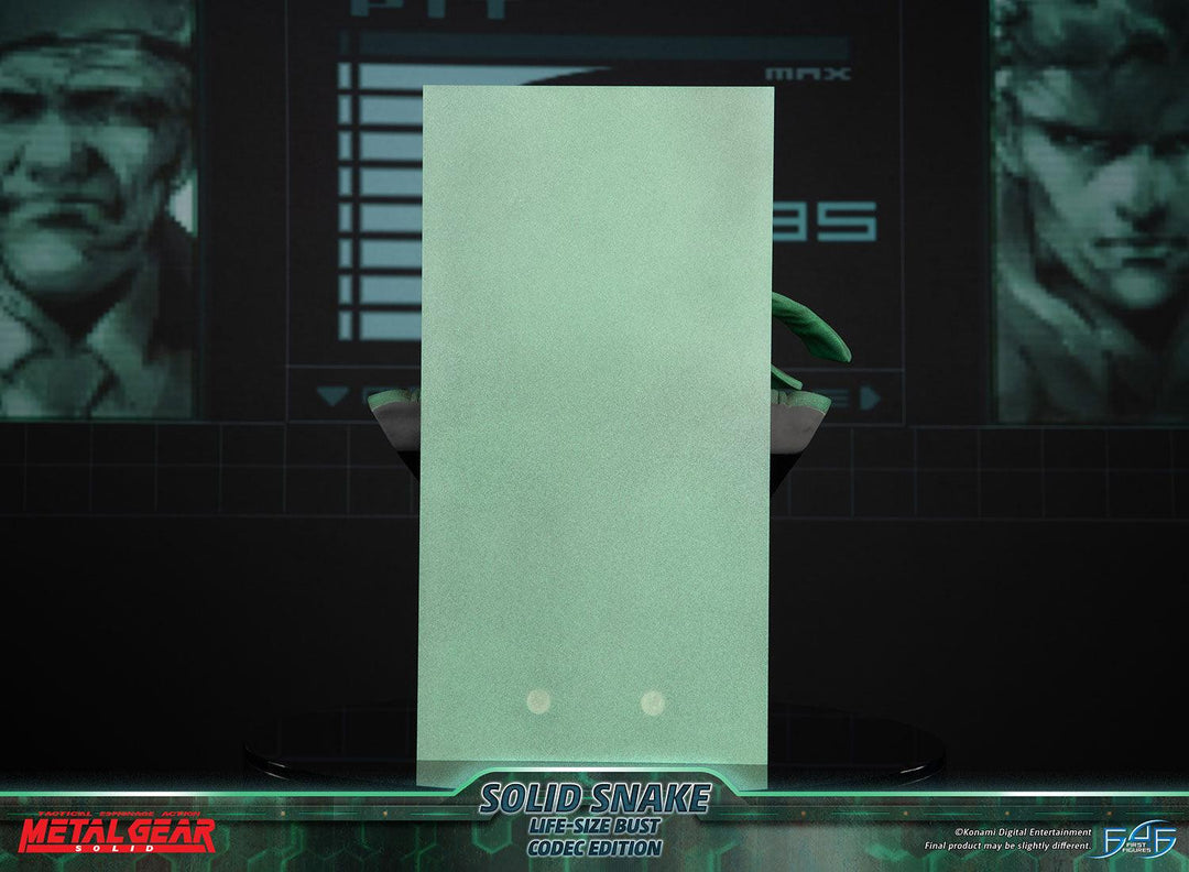 Metal Gear Solid - Solid Snake Life-Size Bust (Codec Edition LSB ...