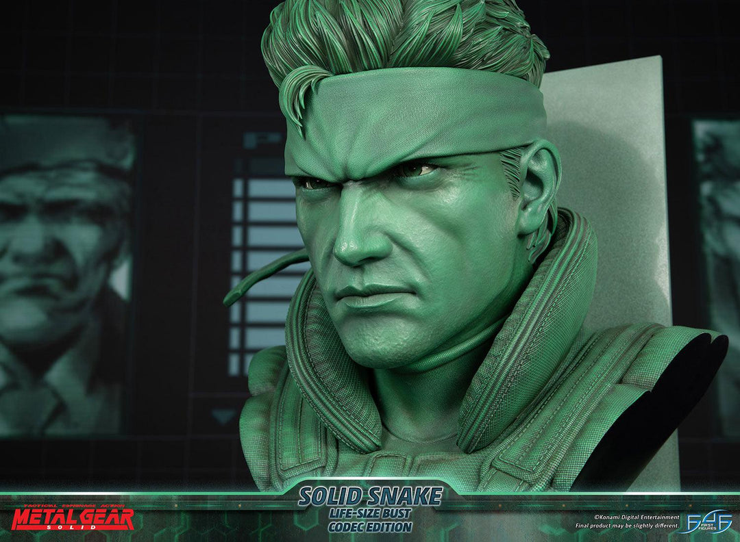 Metal Gear Solid - Solid Snake Life-Size Bust (Codec Edition LSB ...