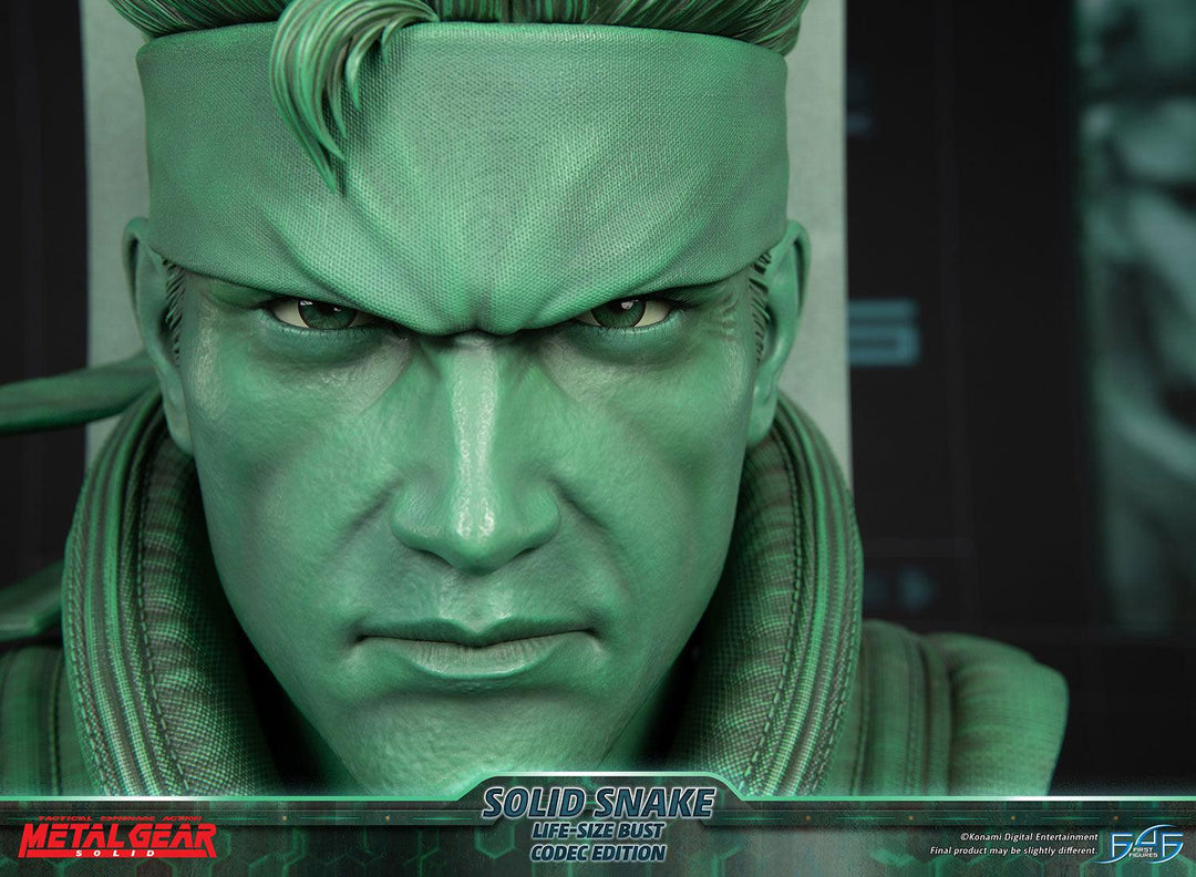 Metal Gear Solid - Solid Snake Life-Size Bust (Codec Edition LSB ...
