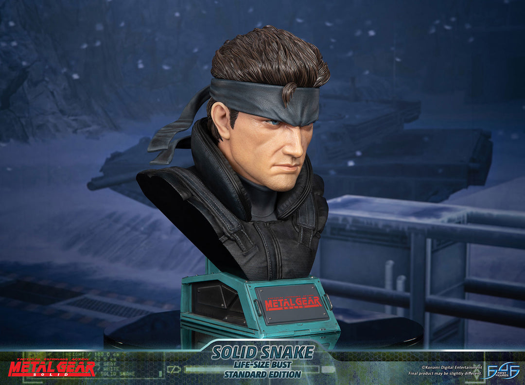 Metal Gear Solid - Solid Snake Life-Size Bust (Standard LSB) – First 4 ...