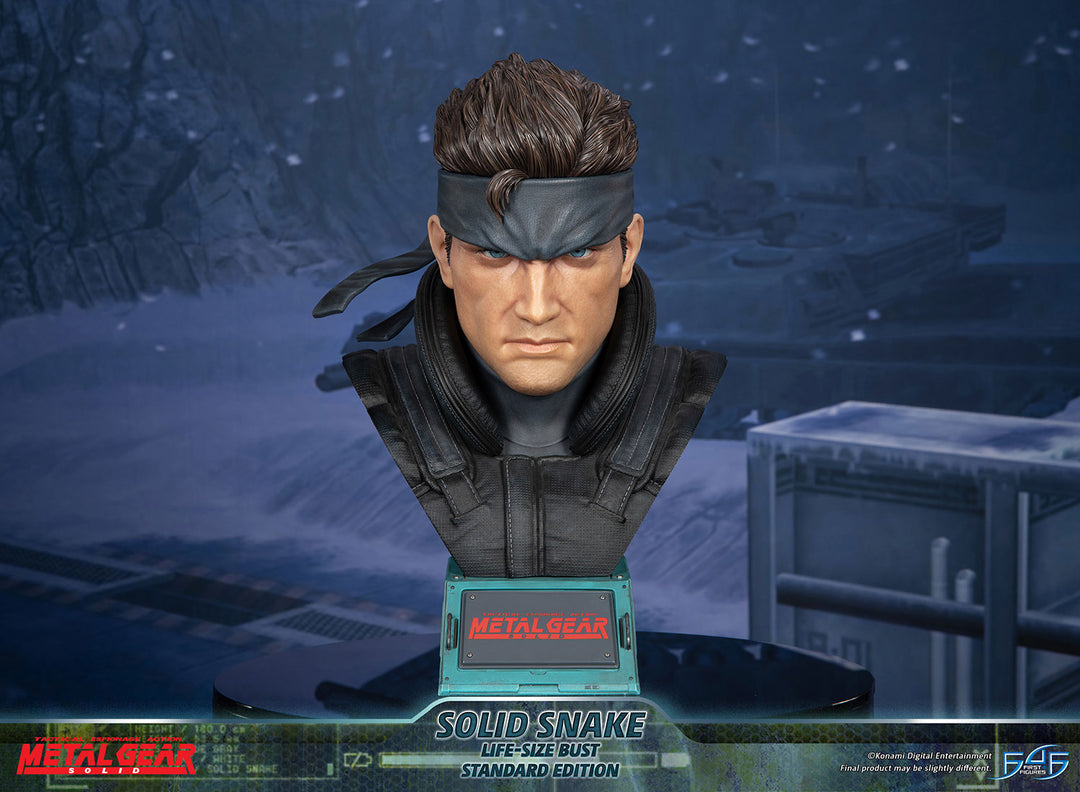 Metal Gear Solid - Solid Snake Life-Size Bust (Standard LSB) – First 4 ...