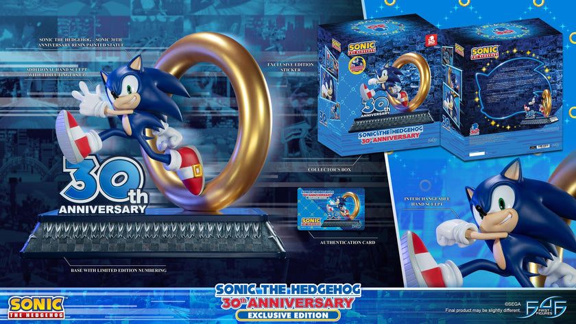 Sonic the Hedgehog 30th Anniversary (Exclusive) – First 4 Figures
