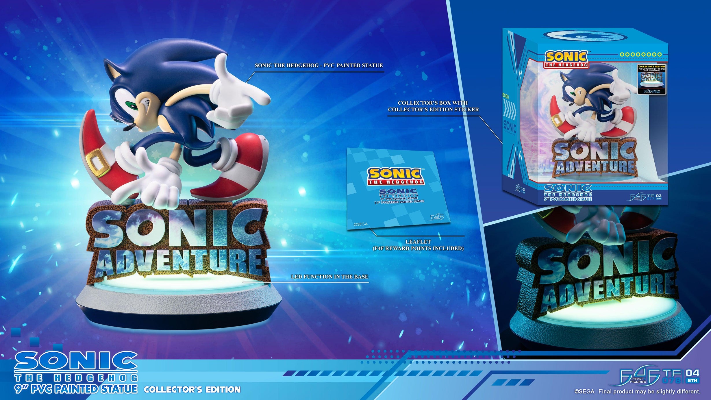 Sonic Adventure - Sonic the Hedgehog PVC (Collector's Edition) – First ...