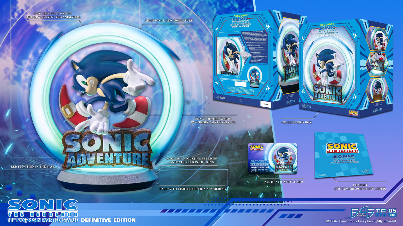 Sonic Adventure - Sonic the Hedgehog PVC (Definitive Edition) – First 4 ...