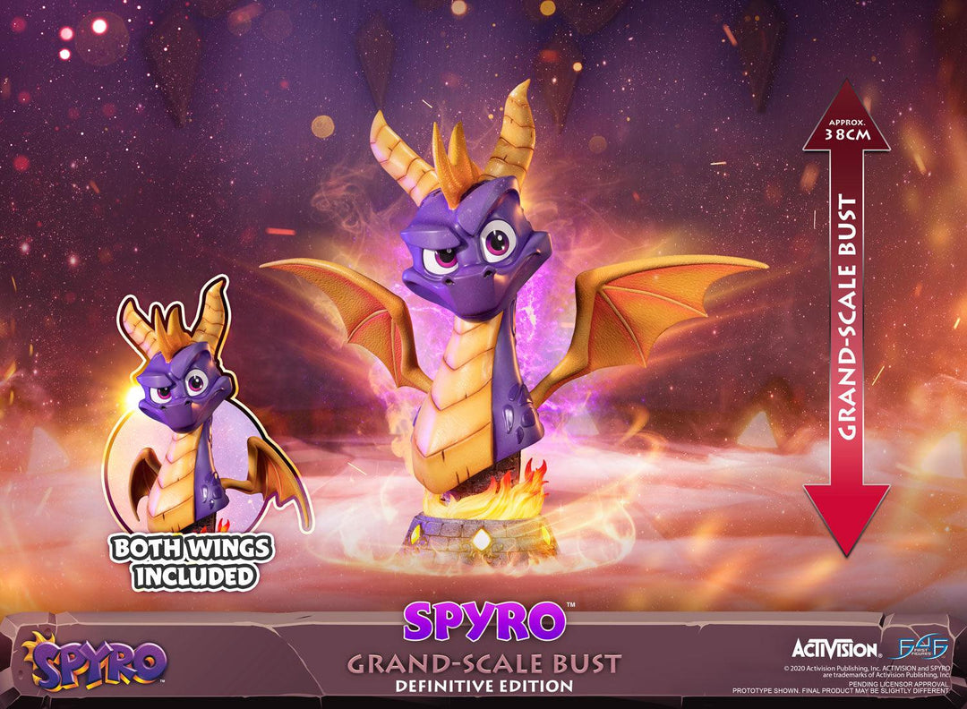 Spyro™ the Dragon – Spyro™ Grand-Scale Bust (Definitive Edition ...