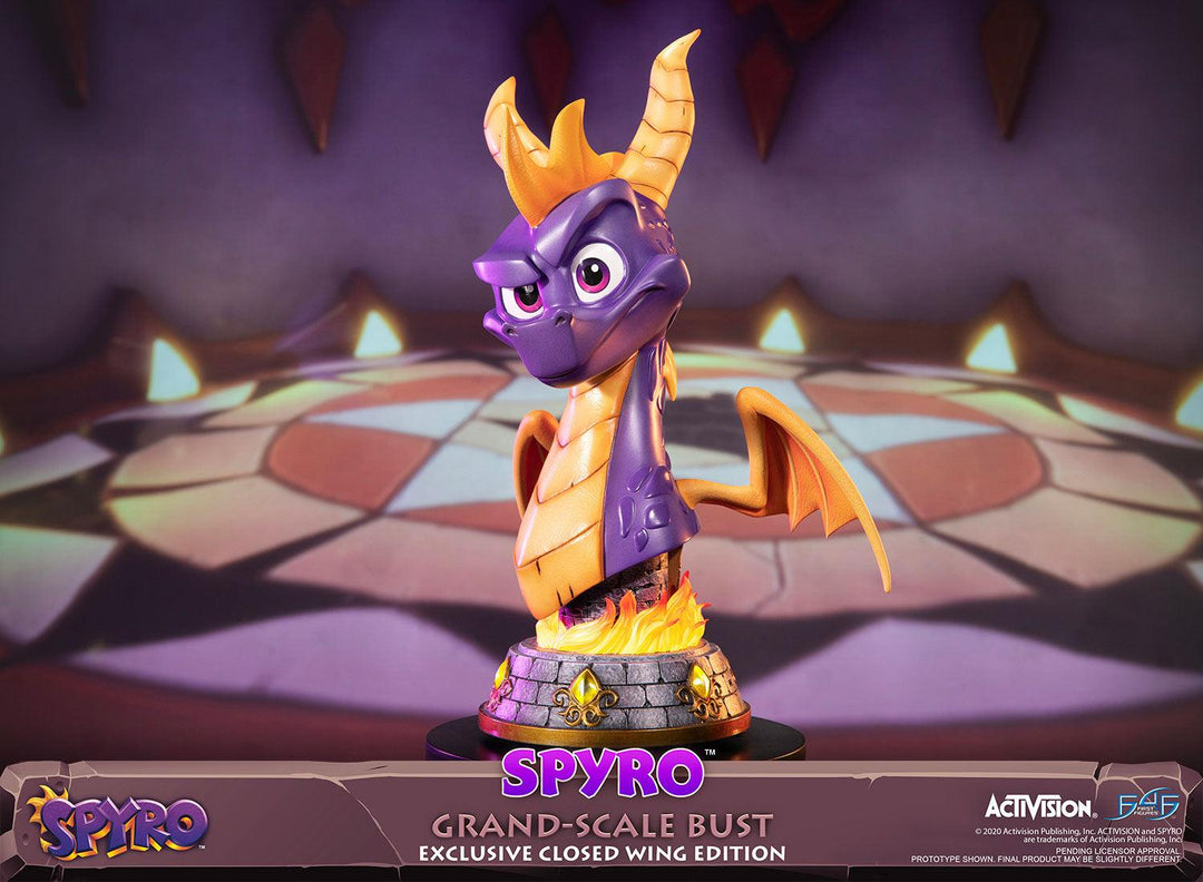Spyro™ the Dragon – Spyro™ Grand-Scale Bust (Exclusive Closed Wing ...