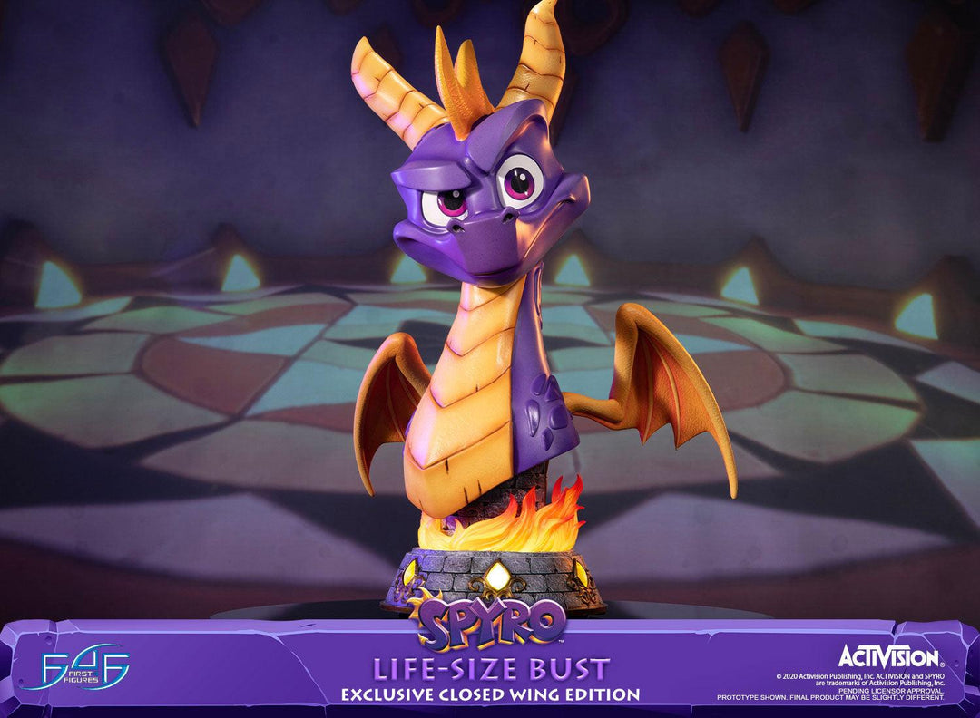 Spyro™ the Dragon – Spyro™ Life-Size Bust (Exclusive Closed Wing ...