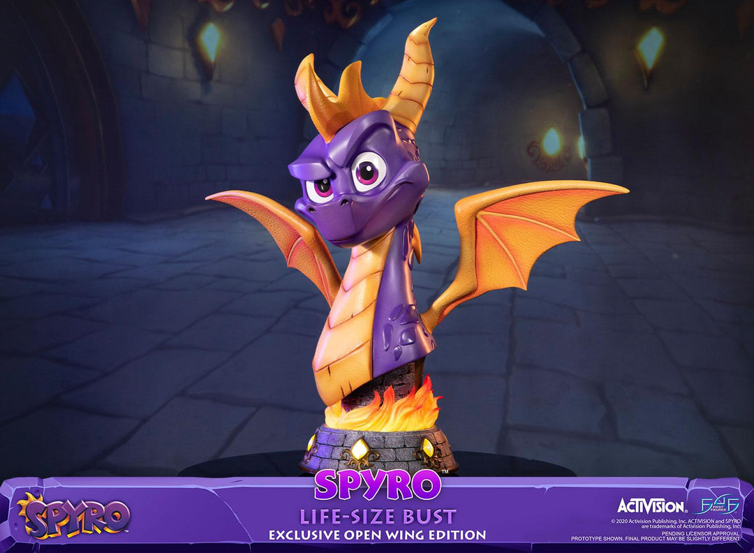 Spyro™ the Dragon – Spyro™ Life-Size Bust (Exclusive Open Wing Edition) – First 4 Figures