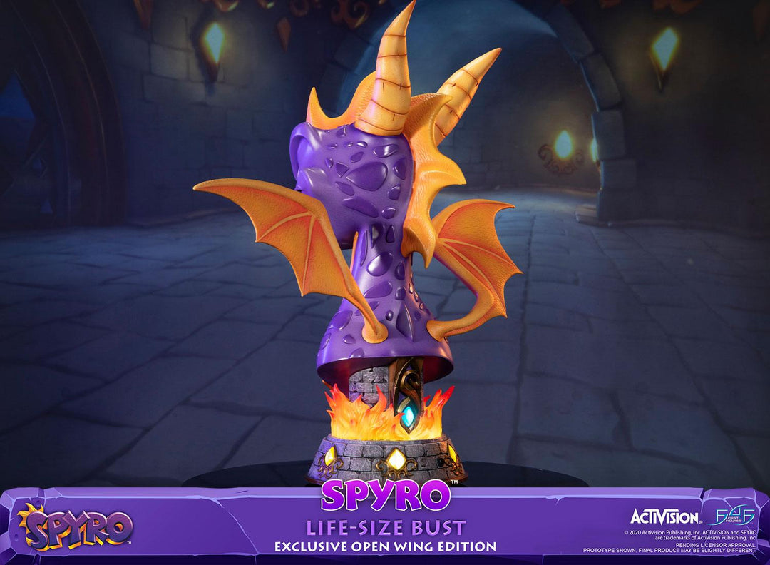 Spyro™ the Dragon – Spyro™ Life-Size Bust (Exclusive Open Wing Edition) – First 4 Figures