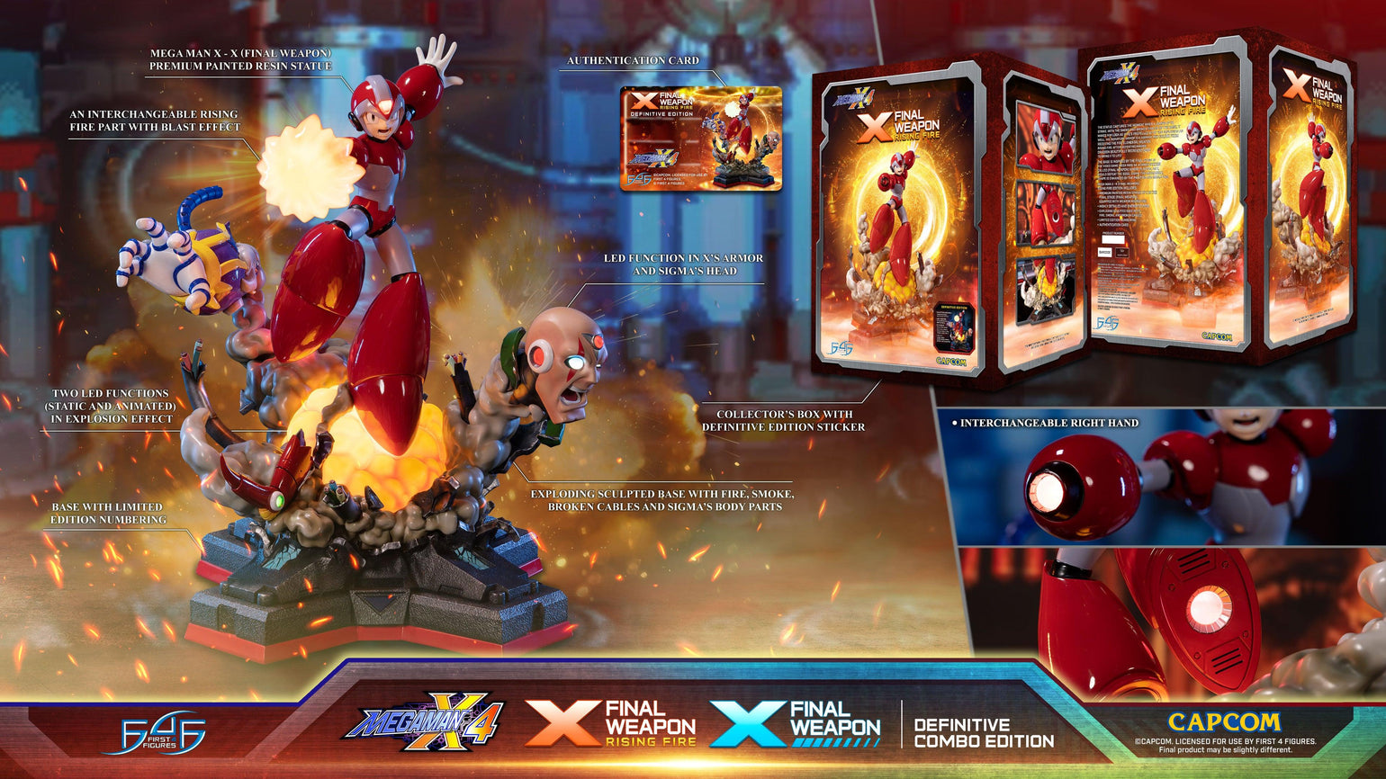 Mega Man X4 - X (Final Weapon) Definitive Combo Edition – First 4 Figures