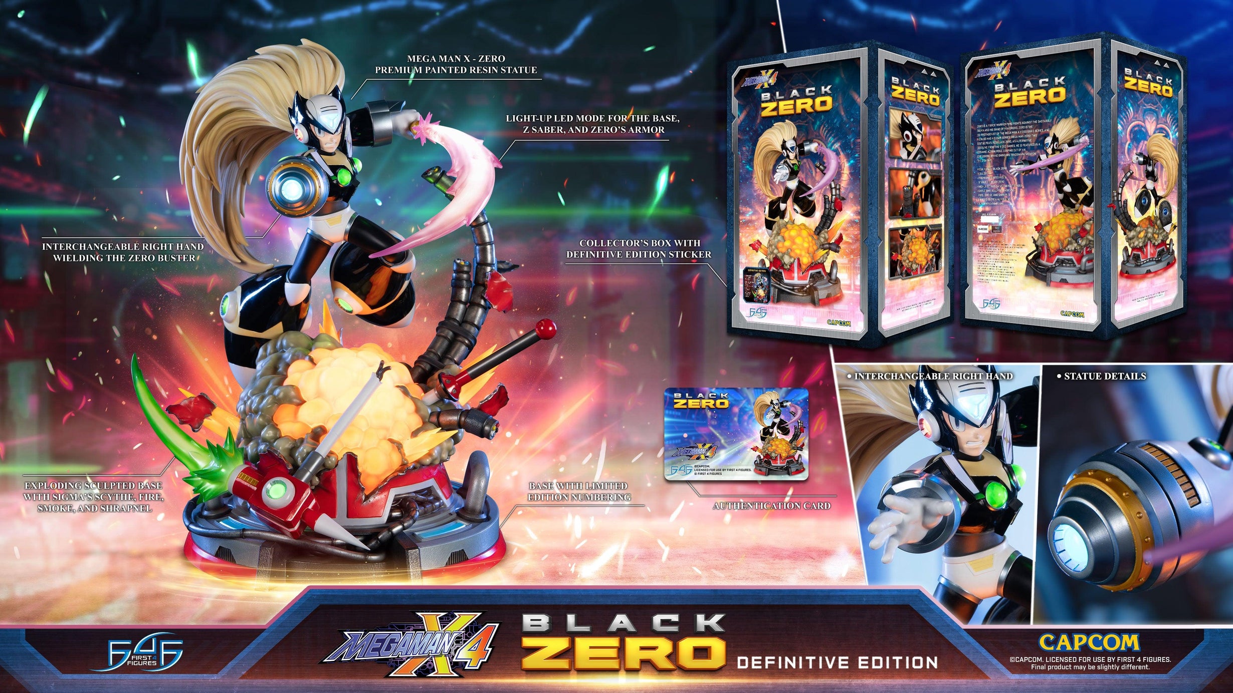 Mega Man X - Black Zero Definitive Edition – First 4 Figures